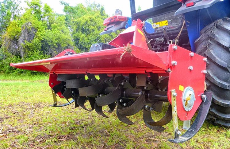 Wide Blade Farm Tractor Pto Driven Rotary Tiller For Paddy Field And ...