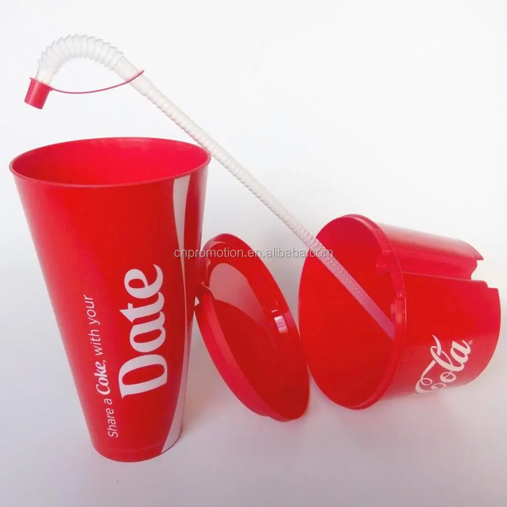 32oz Plastic Cola Cup Custom Plastic Popcorn Bucket For Cinema - Buy 32 ...