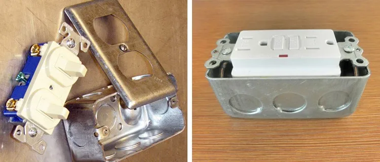 4"x2" Electrical Metal Utility Box - Durable & Anti-corrosion