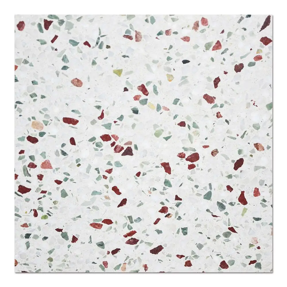 Marble Tile Polished 24x24 Multi Color Cement Terrazzo Tiles