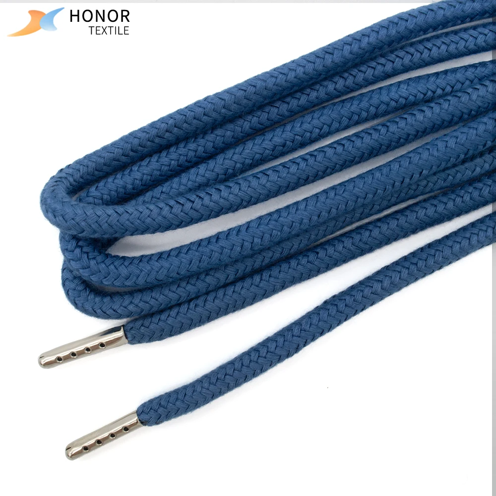 Custom Braid Wholesale Hoodie Drawstring Solid Color Round Pure Cotton ...