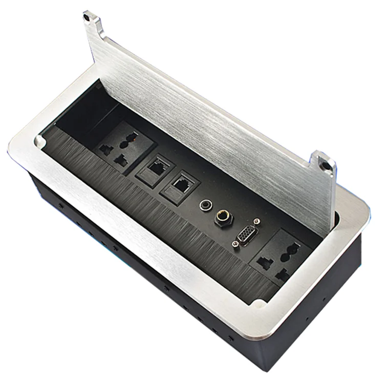 New Design Desk Top Socket With Power Data Tel - Buy Desk Top Socket ...