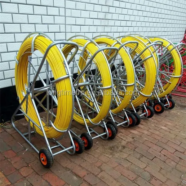 14mm*300m Fiberglass Fiber Snake Duct Rodder Cable Pulling Duct Rodders ...