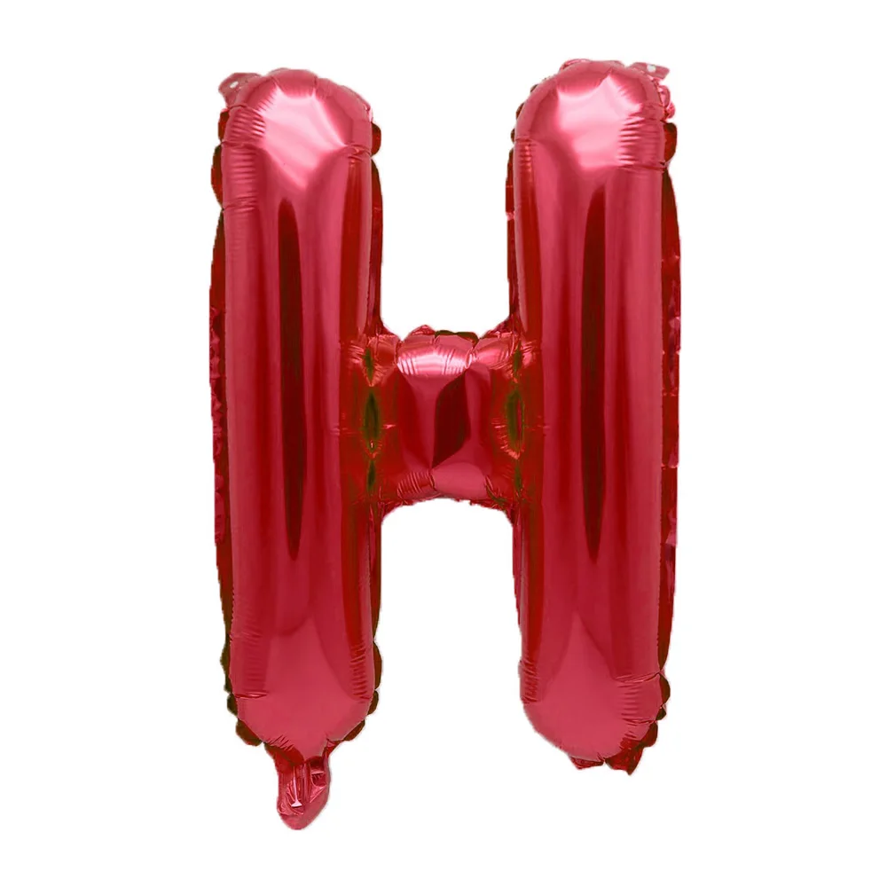 16 Inch Single Red Alphabet Letter Helium Balloons - Buy Balloon Red ...