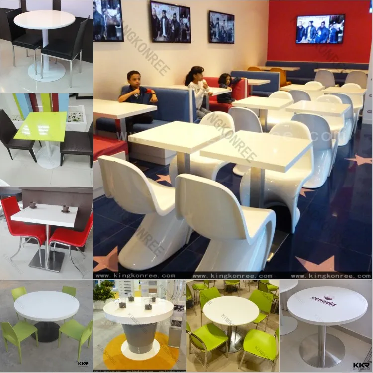 Modern Style Table And Chairs Set For Coffee Shop And Restaurant Solid ...