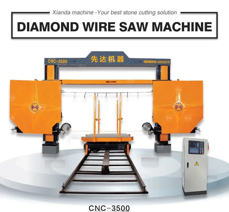 Diamond Wire Cutting Machine - Precision Stone Profiling