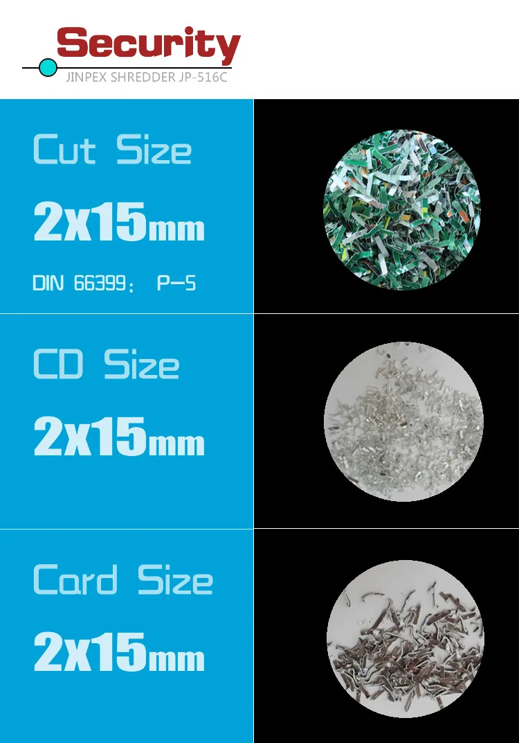 Heavy Duty Micro Cut Paper Shredder A3 310mm Jp-516c - Buy A3 Paper ...