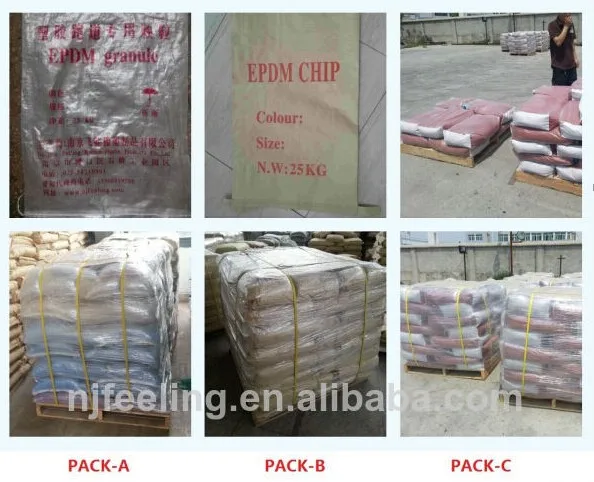 104 Virgin Epdm Rubber Granules For Artificial Grass Infill Fn-pa ...