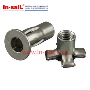 Flat Head Slotted Body Rivet Nuts M6 - Buy Rivet Nuts M6,Rivet Nuts ...
