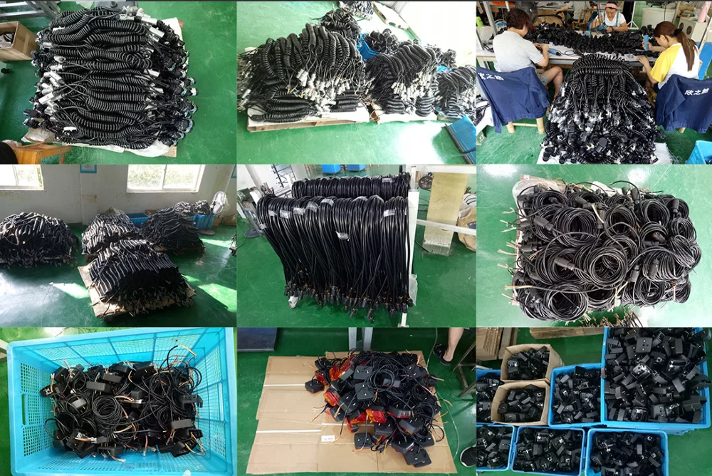 VIT JU ABS EBS Socket 15 PIN to Two 7 Pin N/S Type Coiled Cable 0005454084