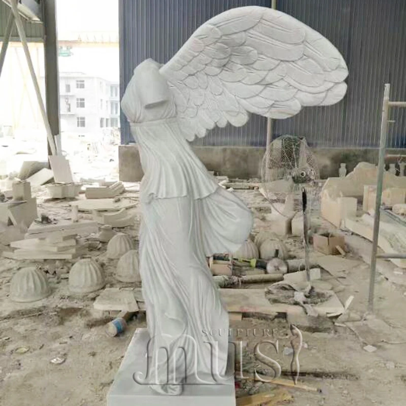 Gran Estatua De Ángel Sin Cabeza De Mármol Para Jardín Al Aire Libre ...