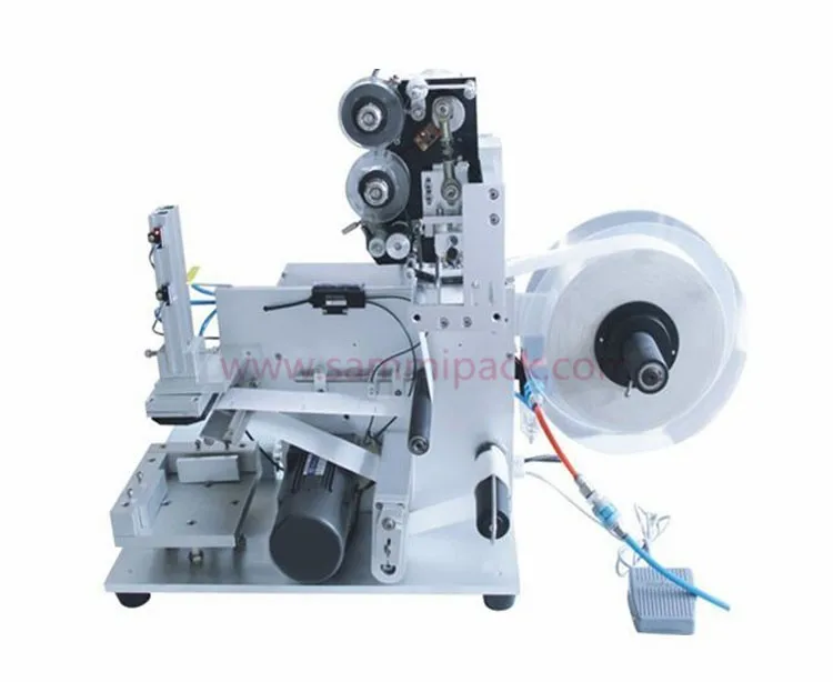 Flat Bottle Labelling Machines/semi-auto Labeling Machine For Box - Buy ...