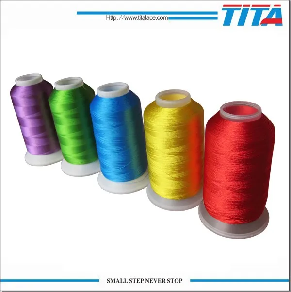 100% Polyester Arc Embroidery Thread For Thread Winding Machine - Buy ...