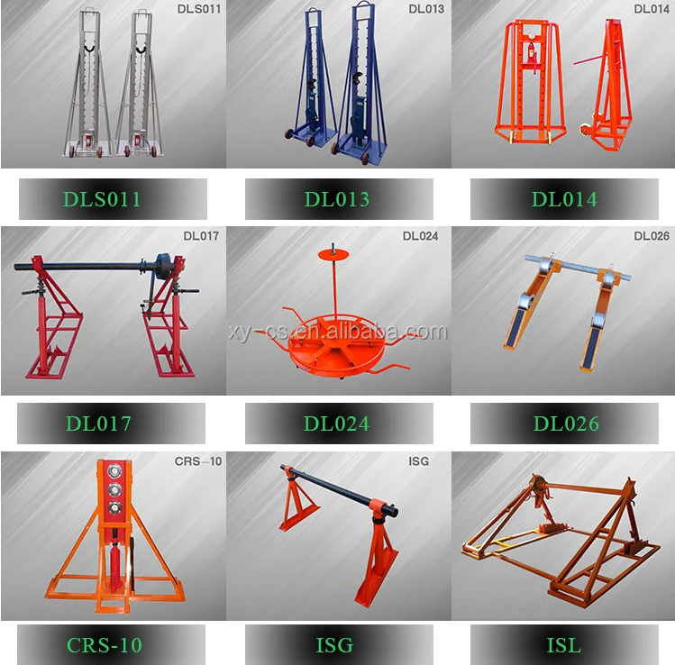 5 Ton Hydraulic Cable Stand,Cable Drum Stand,Cable Reel Stand - Buy ...