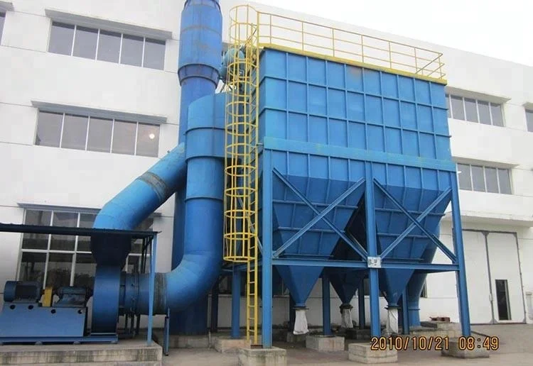 Plenum Baghouse Filter Pulse Dust Collector For Chimney Dust Collector ...