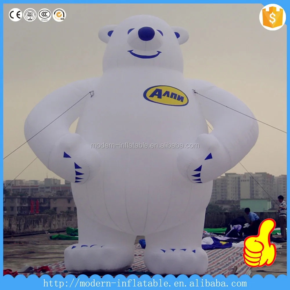 2020 New Inflatable Yellow Cartoon Mascot Duck for Advertising Promotion