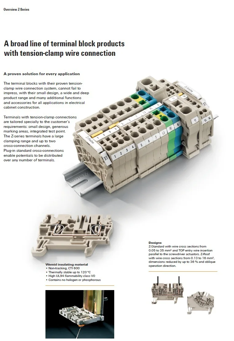 Bloco Terminal Weidmuller Zdk 4-2 N L Autêntica - Buy Weidmuller Bloco ...