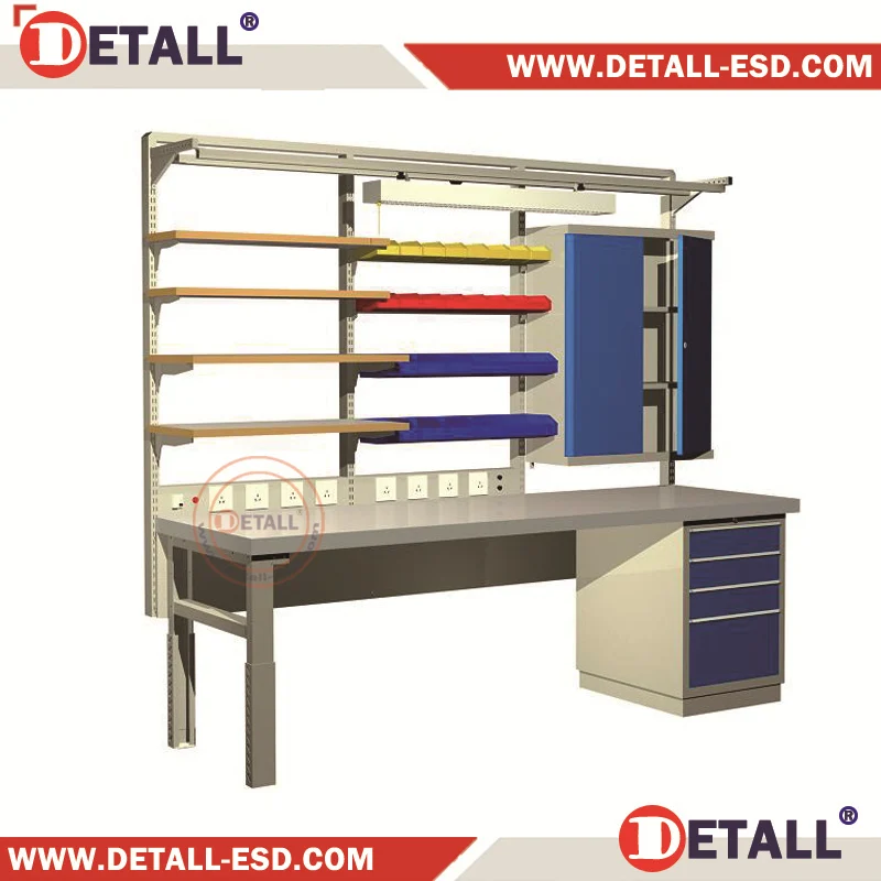 Electrical Lab Table Electronic Working Bench Esd Workbench Laboratory ...