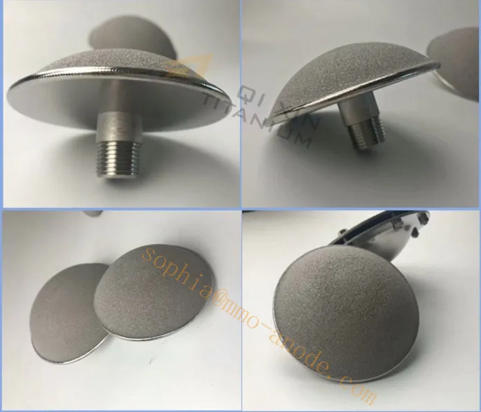 Sintered Stainless Steel Powder air Stone Ozone Diffuser 0.5 2 5 Micro ...