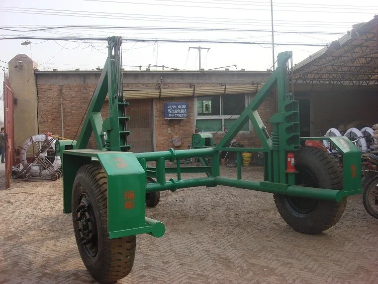 China 10t Hydraulic Cable Drum Trailer Best Seller / 3-10t Cable Reel ...