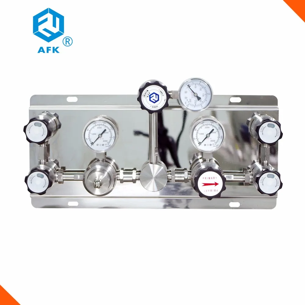 High Pressure Nitrogen Gas Changeover Manifold Regulator