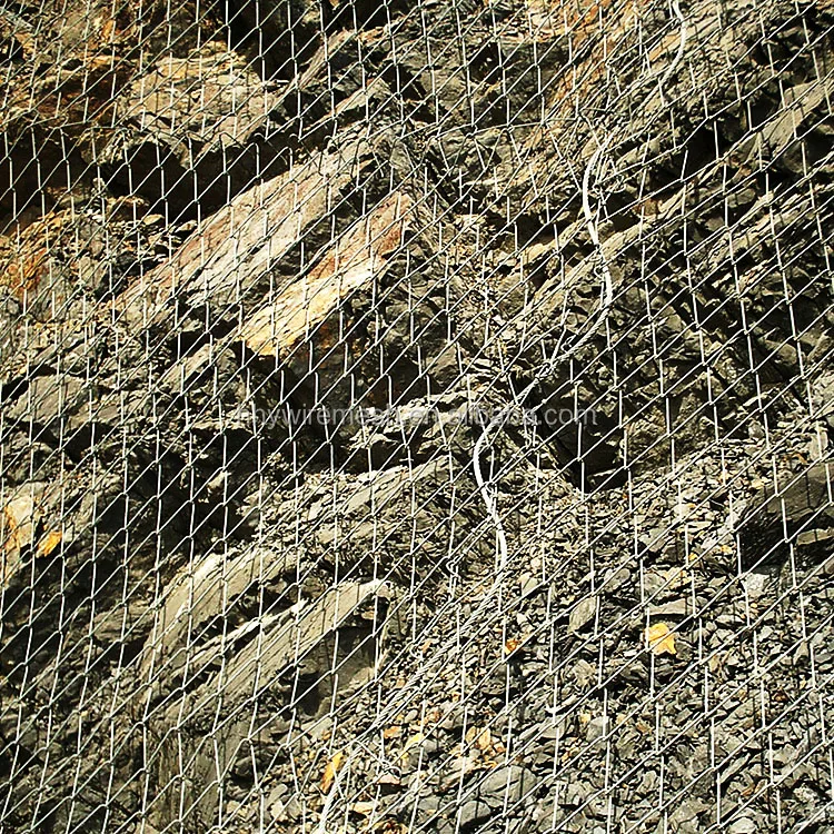 SNS Slope Rockfall Netting Protection System - High Tensile Steel Wire Mesh