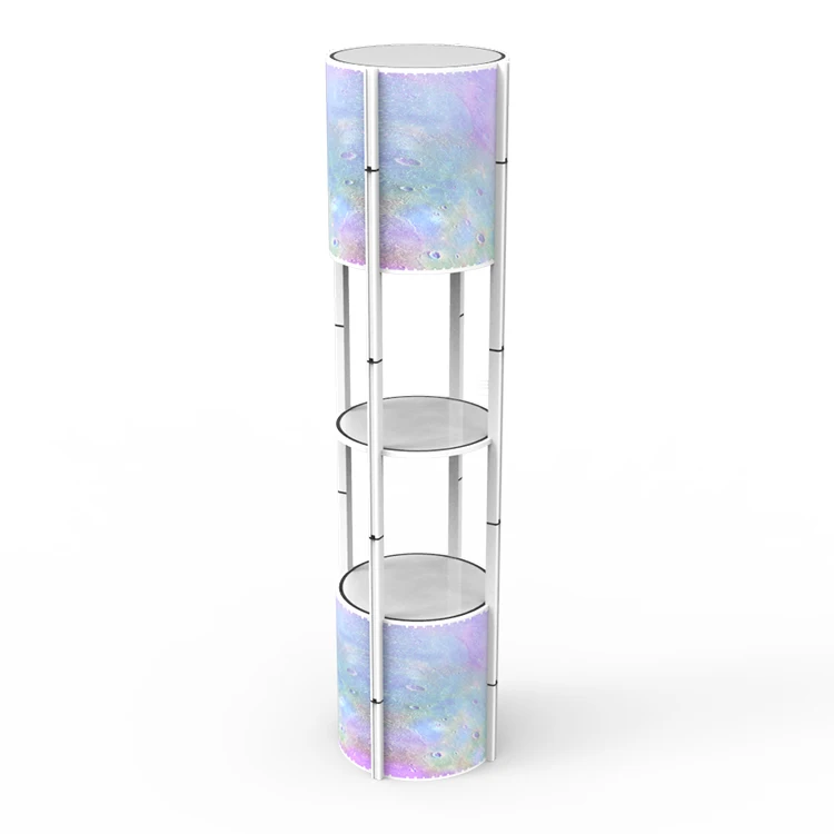 Twister Tower - Portable Spiral Display Stand for Exhibitions