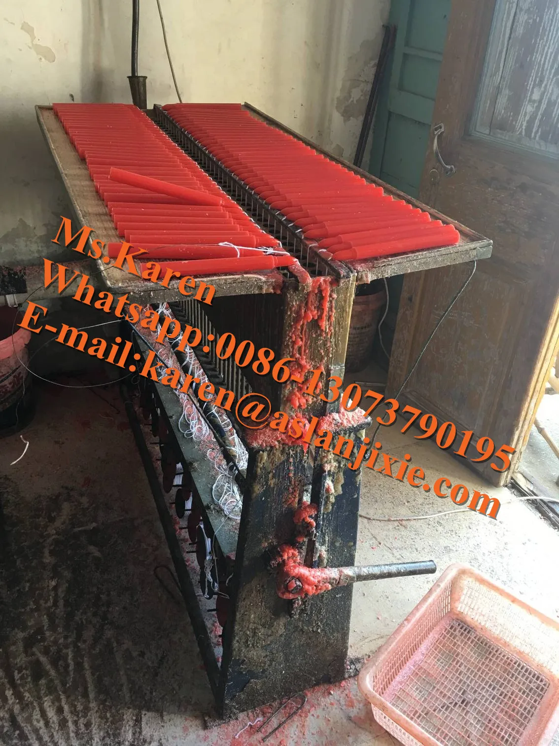 Paraffin Candle Molding Machine / Pillar Candle Making Machine ...