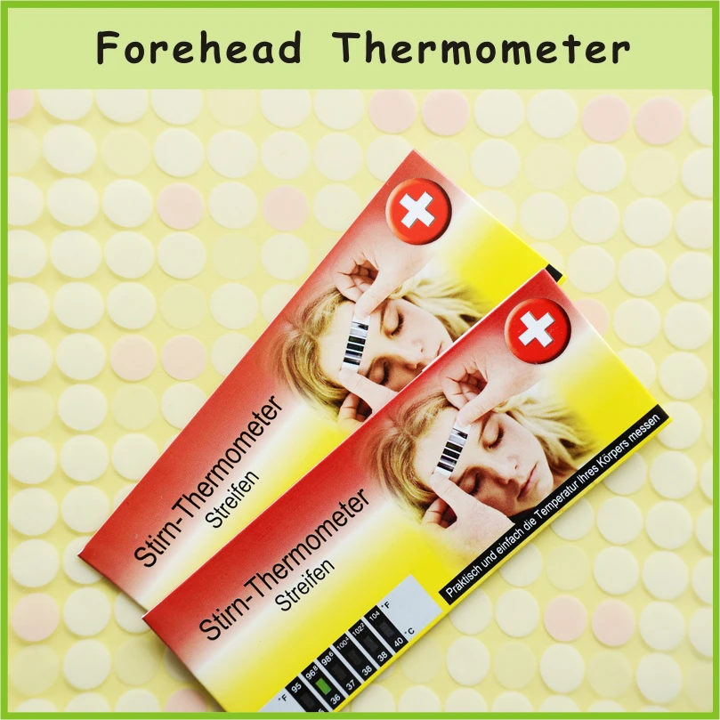 Liquid Crystal Adhesive Forehead Thermometer Sticker - Buy Temperature ...