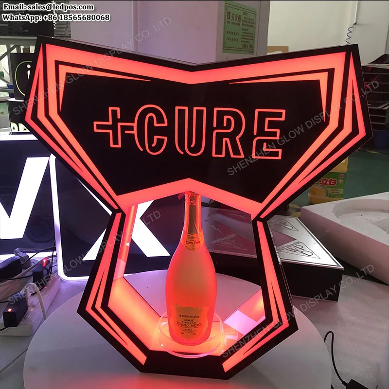 Wholesale Customized Logo Led Champagne Glorifier Display Vip Diesel ...