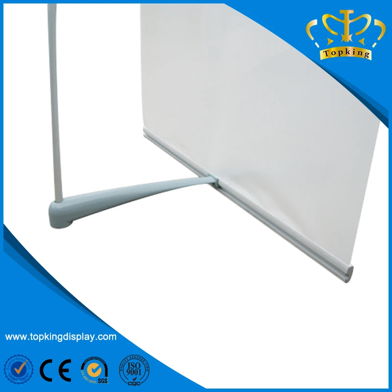 Custom Logo Design for Freestanding L Shape Banner Stand