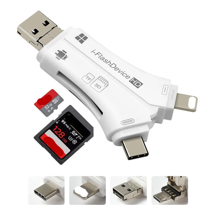 Multifunctional 4 In 1 Otg Usb Flash Drive Memory Usb Stick For Smart ...