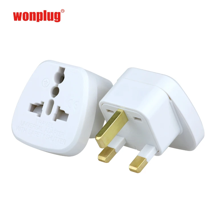 Universal Outlet To Uk 3 Square Pin Travel Adaptor Plug - Buy 3 Square ...