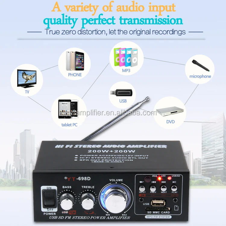 High quality standerd 2 channel FM AMP stereo power| Alibaba.com
