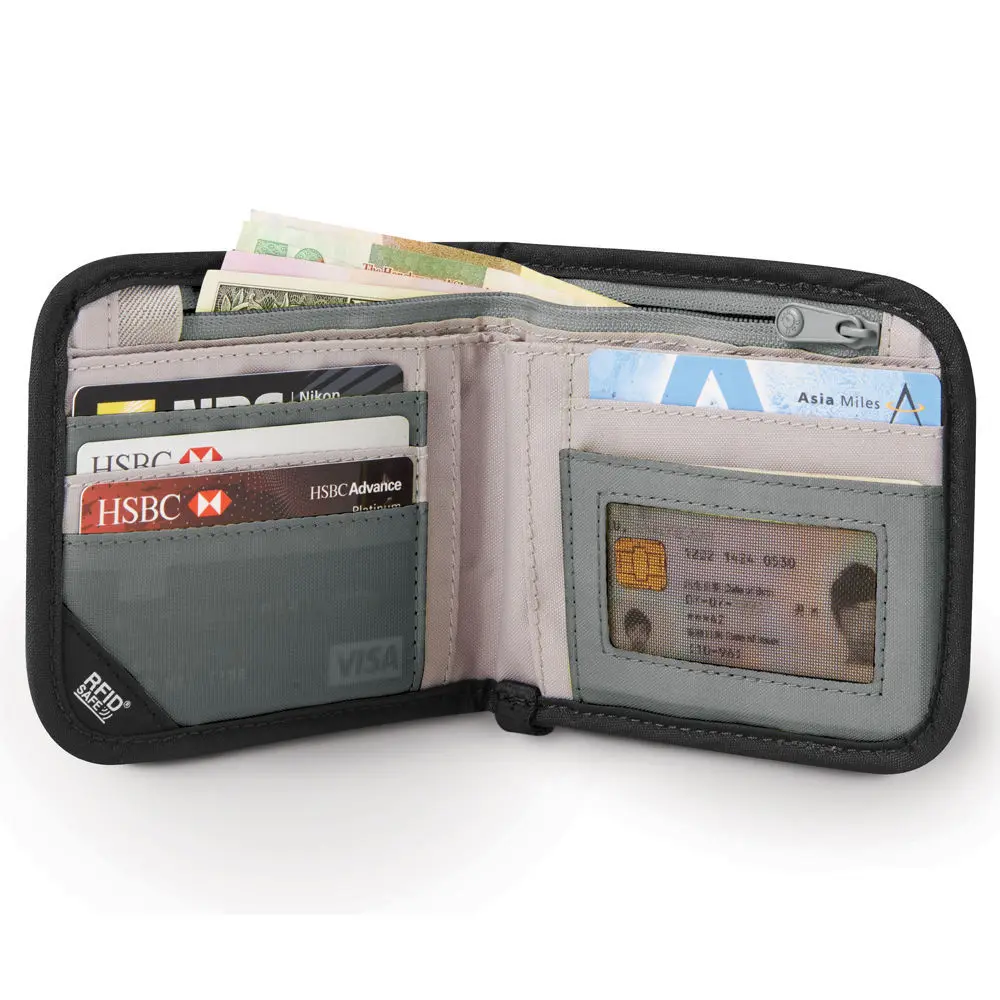 New Design Nylon Bi-fold Anti-theft Rfid Blocking Wallet - Buy Rfid ...