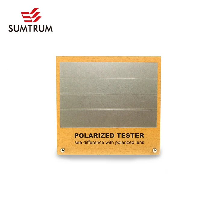 Colorful Tree Double Effect Polarized Test Card With Mdf Display - Buy ...