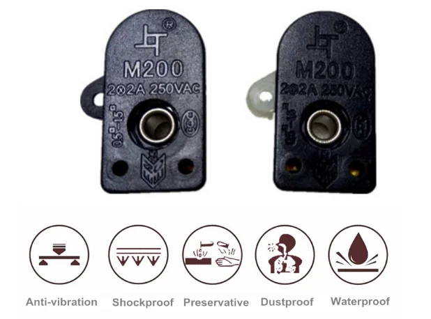 Enec Certified Mini Momentary Pull Cord Switch Electrical Handle Switch ...