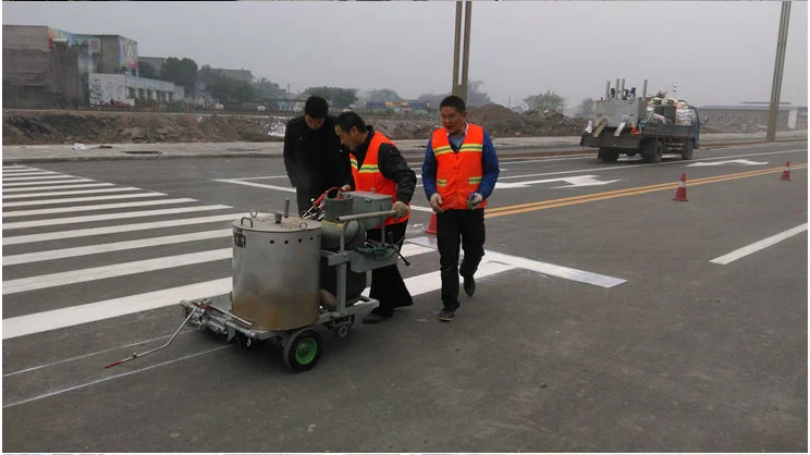 Sports Road White Line Marking Machine Road Line Painting Marker ...