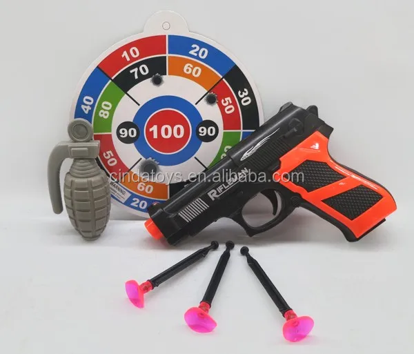 Cheap Mini Gun With Target,Soft Bullet Gun Police Set,Plastic Shooting ...