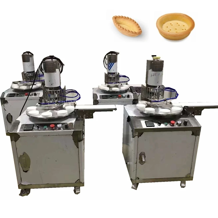 High Efficiency Egg Tarts Pie Crust Forming Machine With Stainless ...