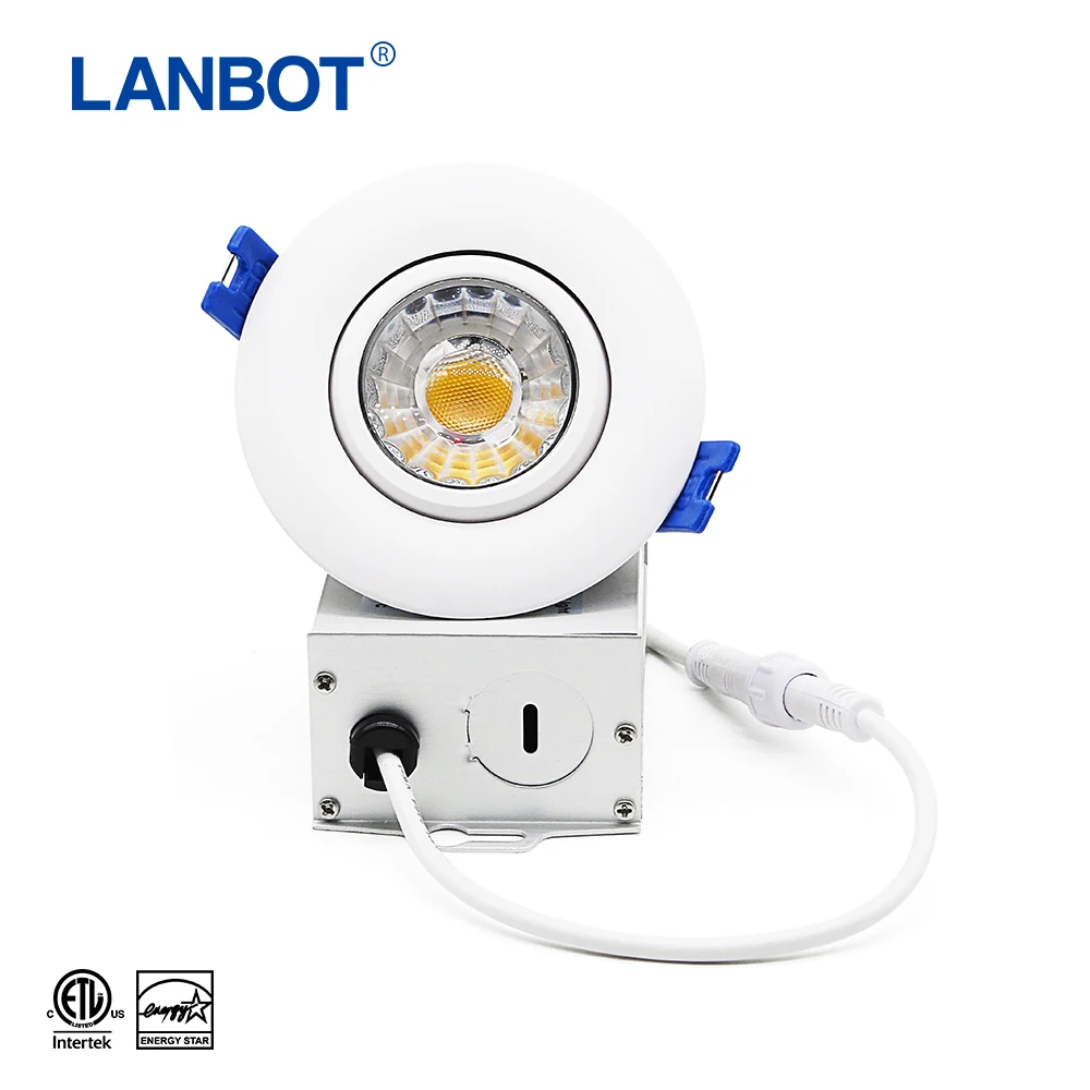 Aluminum Lamp Body 3w 5w 9w 12w Cob Led Gimbal Downlight Recessed Led ...