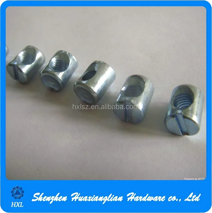 Stainless Steel Sus M3 M4 M5 M8 M10 Cross Hole Dowel Barrel Nut For Cot ...