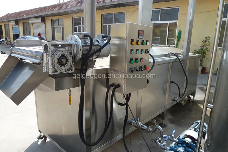 Gas Automatic Continuous Falafel Pani Puri Frying Machine