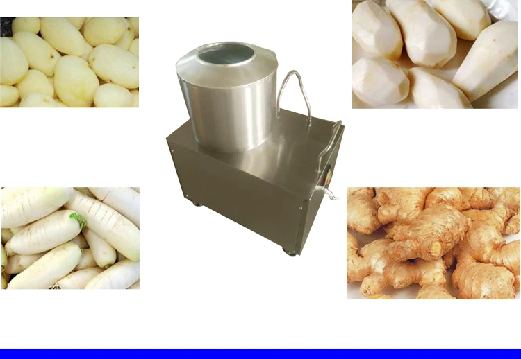 Industrial Sweet Potato Chips Peeling And Cutting Machine Potato Peeler ...