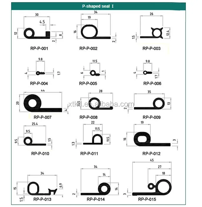 Extruded Seals Silicone Rubber P Shape Extruded Gaskets - Buy Extruded ...