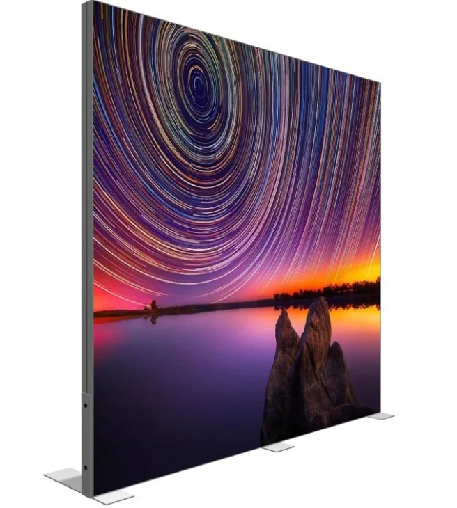 Custom Outdoor Advertising Aluminum Frameless Poster Tension Fabric Led ...