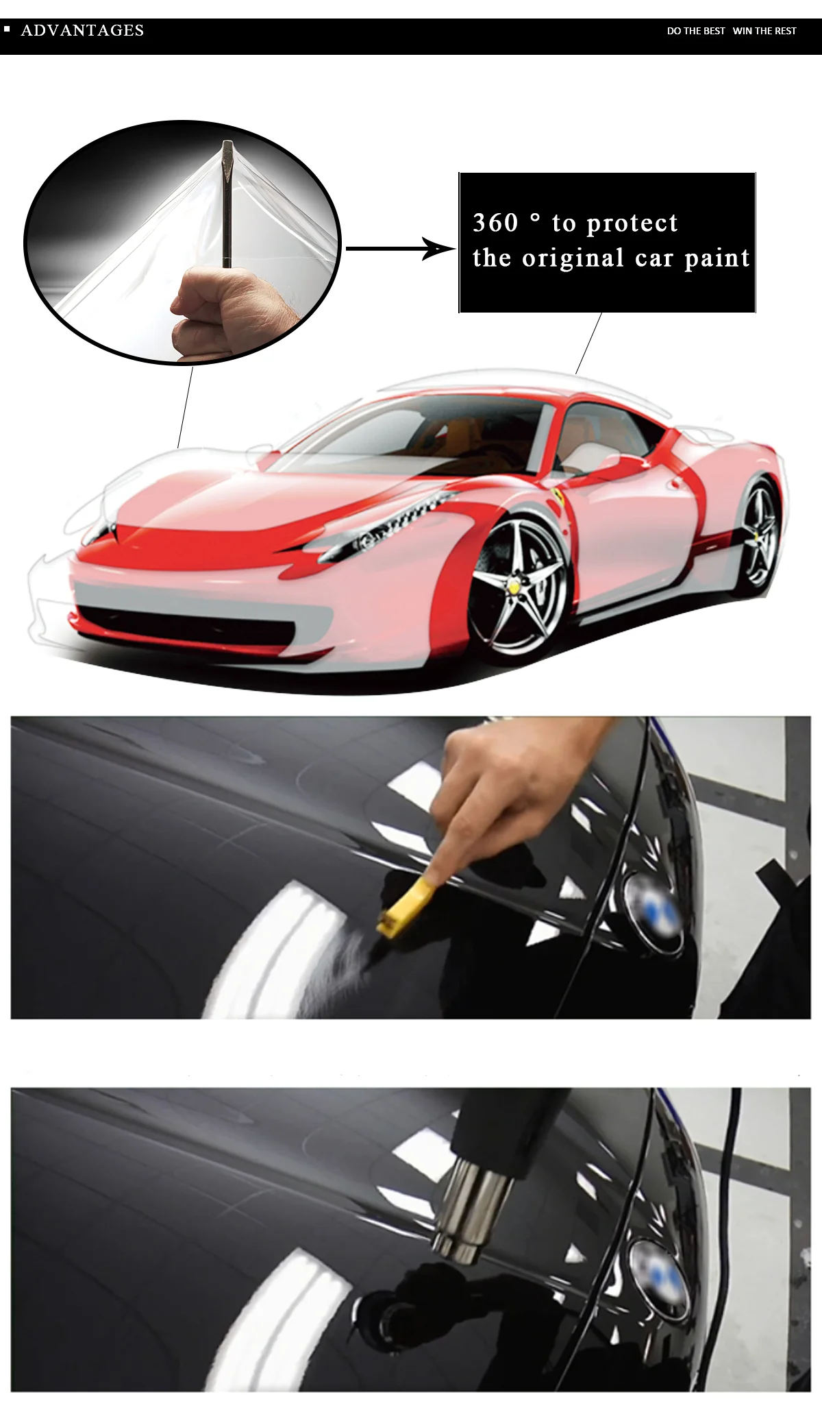 Laminating Car Reflective Paint Protection Film - Buy Laminating Car ...