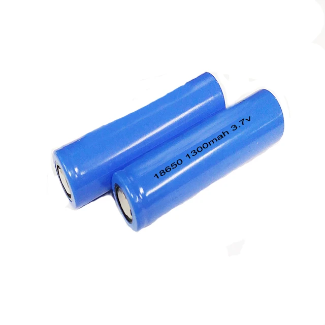 Lithium Ion Battery 18650 ICR18650 1300mAh 3.7V - Rechargeable ...