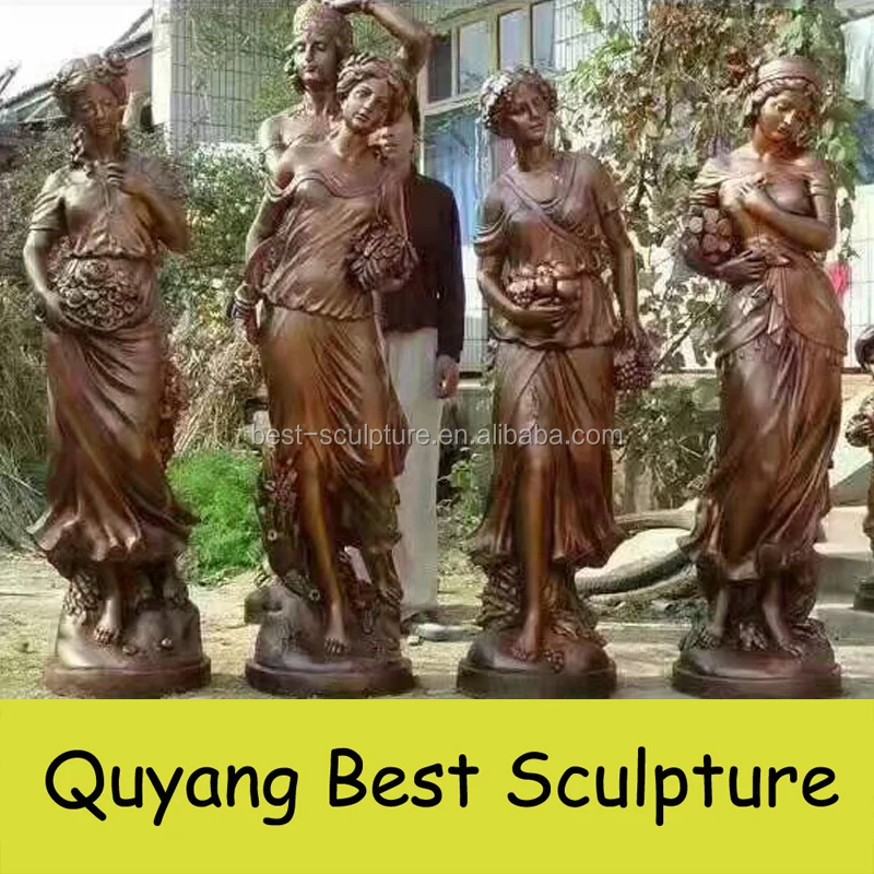 Famous Greek Lady Four Season Godness Bronze Female Statue Sculpture ...