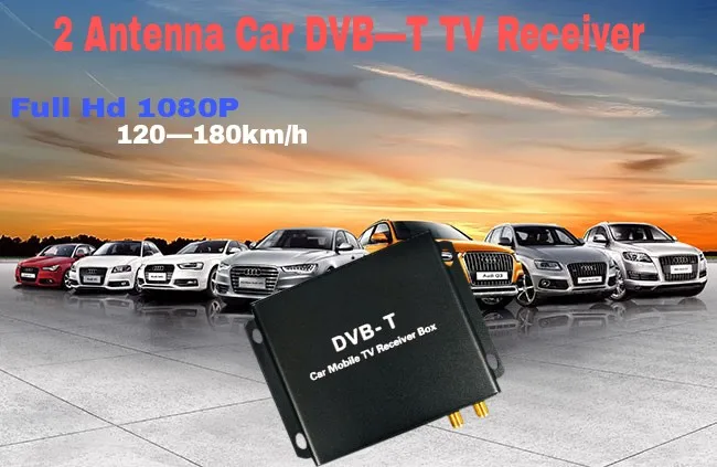 Car Hd Dvb-t Tv Box Tv Receiver Dual Tuner High Speed Mpeg4 Car Digital ...